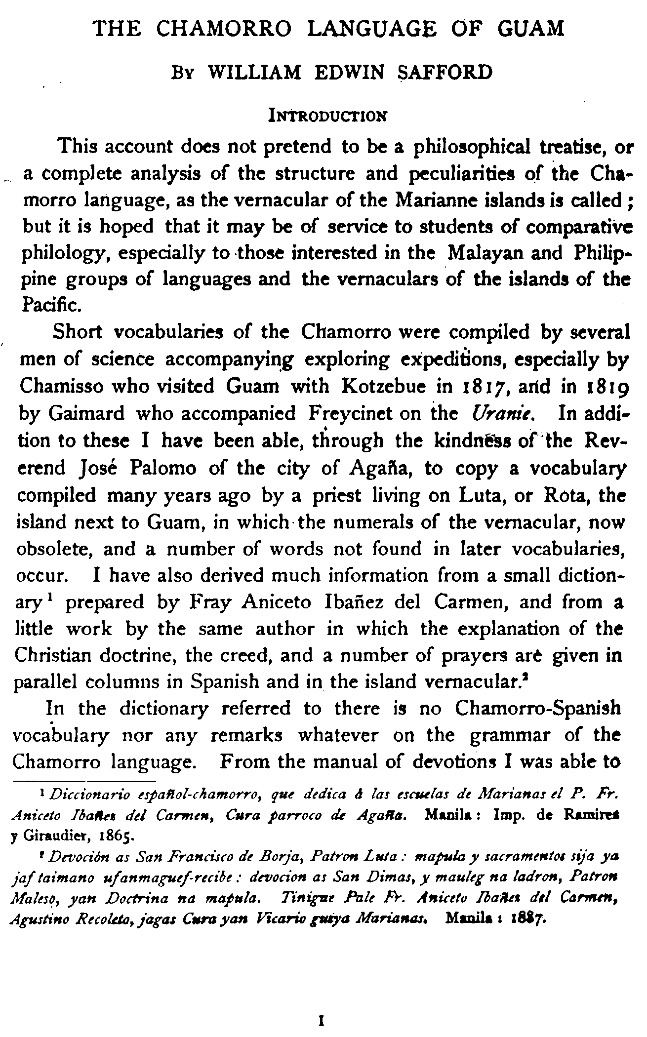 ChamorroBible.org - The Chamorro Language of Guam: A Grammar of the Idiom Spoken by the ...